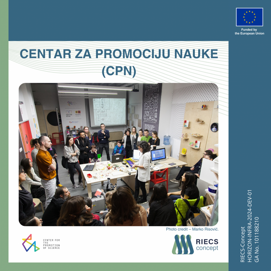 Meet our partner: Center for the Promotion of Science (CPN) - RIECS-Concept